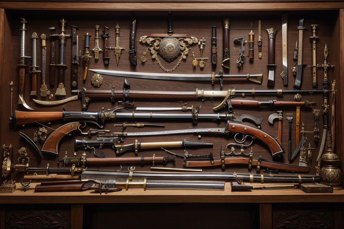 Sběratelství historických zbraní: Meče, palné zbraně a více - BLEŠÍ BAZAR